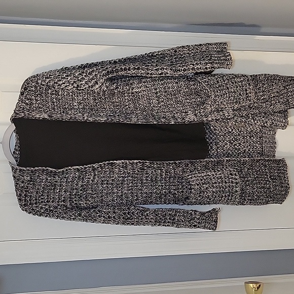Max Studio | Sweaters | Max Studio Black And White Cardigan | Poshmark